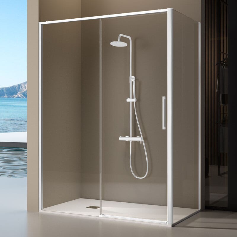 Lateral fijo para DELTA Blanco – Entorno Baño